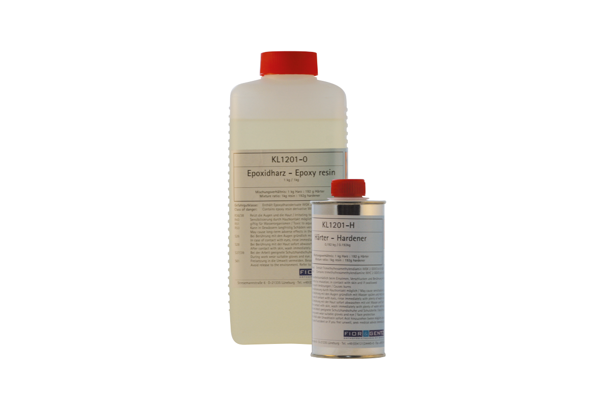 Kleber, Harze, Härter, Farbpasten