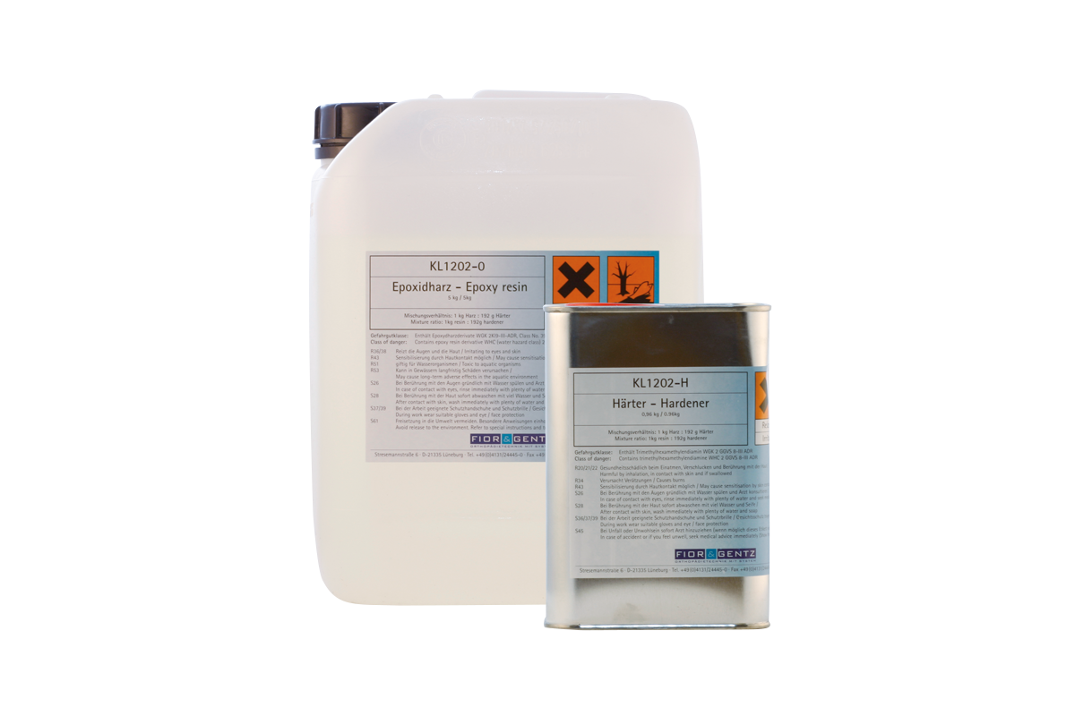 Kleber, Harze, Härter, Farbpasten